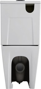 Erga Jotta, WC kombi mísa 640x365x820 mm, Rimless + toaletní sedátko, bílá lesklá, ERG-V03-JOTTA-RIM-WH