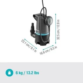 Gardena 09017-47 Kalové ponorné čerpadlo 2v1 20000 BASIC / 20.000 l/h