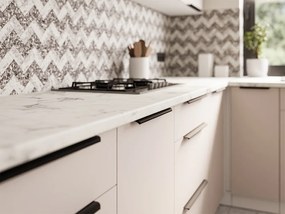 COMO | dolní skříňka 60 ZL 1S dřezová | 60 cm | PREMIUM BOX | bílá/kašmír