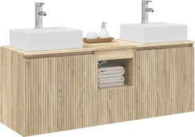 Sada koupelnových skříněk 3 ks Dub sonoma 49,5 x 41 x 62,5 cm 3405649
