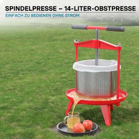 Lis na ovoce Wiltec – 14 L, 66 × 58 × 47 cm (51279)