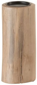 Dřevěný svícen - Ø10*26cm