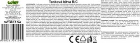 WIKY Sada 2 RC tanků / RC tank / 27 MHz a 40 MHz / se zvukem a světlem