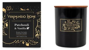 VEREMUNDO HOME Vonná svíčka Paris Patchouli Vanilla, 230 g, černá 10108