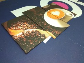 3-dílný obraz - Káva - PopyDesign