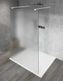 Gelco Vario - Sprchová stěna Walk-In do prostoru, 800 mm, Coated Glass, bílá/matné sklo GX1480GX2215