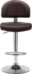 vidaXL Barové stoličky 2 ks umělá kůže [249662] Barva: Hnědá