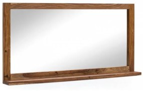 Indický nábytek - Zrcadlo Amba 60x130 z indického masivu palisandr Světle medová