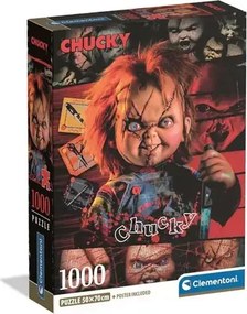 CLEMENTONI Puzzle Horror Collection: Chucky / 1000 dílků / od 14 let