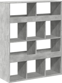 Dělicí stěna betonově šedá 100 x 33 x 125,5 cm kompozitní dřevo 3309522