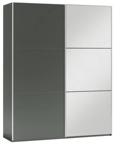 Skříň Ogino 120, Barva: bílá / zrcadlo