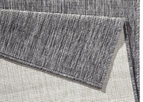 NORTHRUGS - Hanse Home koberce Kusový koberec Twin-Wendeteppiche 103097 grau creme – na ven i na doma - 120x170 cm