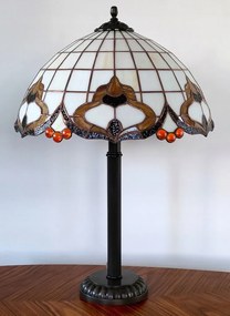 noční vitrážová stolní lampa Roco H-60 cm