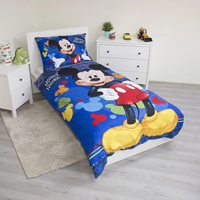 JERRY FABRICS Povlečení Mickey 3 Polyester 140/200, 70/90 cm