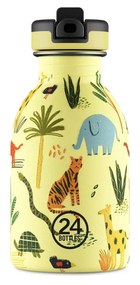 Nerezová dětská láhev Jungle Friends 250ml 24 Bottles