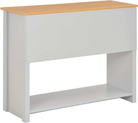 Konzolový stolek šedý 97 x 35 x 76 cm 283741