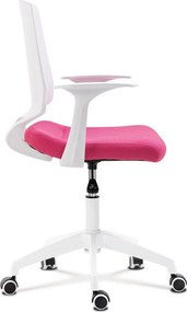 Autronic Dětská židle KA-R202 PINK, růžová/bilý plast