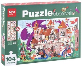 Apli postřehové puzzle hrad