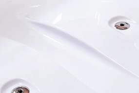 Terra Hydromasážní vířivá vana Carmen 631RH 180x120 s ohřevem vody, pravá