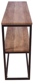 Odkládací stolek Rise, ořechová barva, 30x110