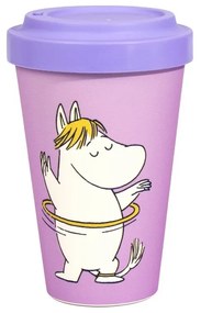 Cestovní hrnek Snorkmaiden růžový 450ml, NordicBuddies Finsko