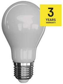 Emos lighting LED žárovka Filament mléčná A60 7,6W E27 teplá bílá