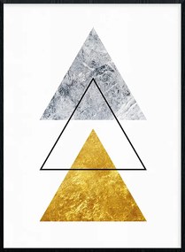 Plakát Trojúhelníky Rozměr plakátu: 30 x 40 cm