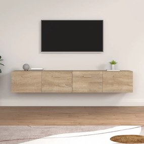Nástěnné skříňky 2 ks dub sonoma 100x36,5x35cm kompozitní dřevo 3115662