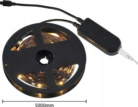 Páska 15W Led 3000K S Dálkovým Ovládáním Trio Rl Racer R65555102 Černá