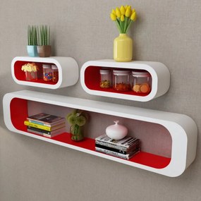 Nástenná polička color súprava 3 ks HT612 Hometrade