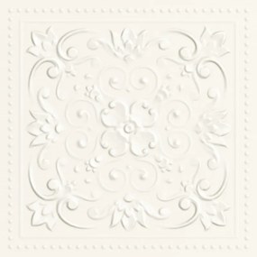 Ceramika Paradyz Obklad Classy Chic Bianco B Struktura Rekt. 19,8x19,8 - 160004
