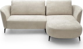Rozkládací sedací souprava do L ANCONA, 260 cm, s úložným prostorem Roh pohovky: Levý roh, Barva látky: Světle modrá (Flow 20)
