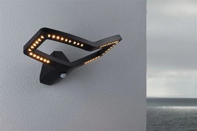 P 94791 LED venkovní nástěnné svítidlo Smart Home Zigbee 3.0 Alara pohybové čidlo IP44 hranaté 375x270mm 3000 - 2200K 10W 230V antracit kov - PAULMANN