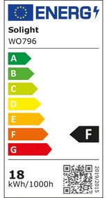 Solight LED osvětlení s ochranou proti vlhkosti, IP54, 18W, 1530lm, 3CCT, 33cm
