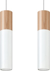 Sollux Lighting Závěsné svítidlo PABLO 2 bílé