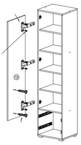 Meblar Regál Remo RM4