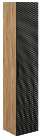 Koupelnová sestava Ocean 90 cm s umyvadlem a skříňkami černá/dub olejovaný