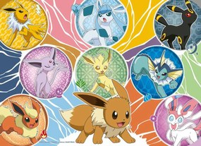 RAVENSBURGER Puzzle Pokémon 4x 100 dílků 36x26cm skládačka 4v1 2405651