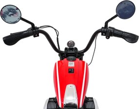 Elektrická motorka BMW R18 červená
