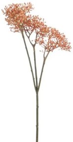 Oranžová dekorační květina - 10*30 cm