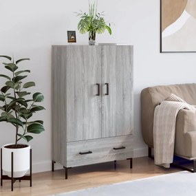 vidaXL Skříň highboard 69,5 x 31 x 115 cm kompozitní dřevo [828238] Barva: šedá sonoma