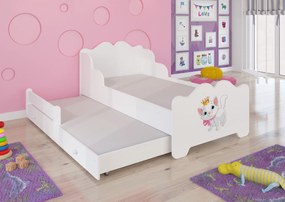 Dětská postel s matracemi XIMENA II 160x80 Motiv: CAT