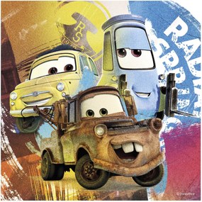 DINO Puzzle Auta kamarádi (Cars) 3x55 dílků 18x18cm skládačka dn335394