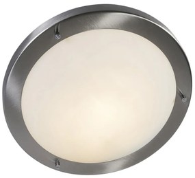 Moderní stropní svítidlo ocel IP44 - Yuma 31