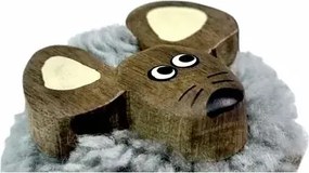 2Kids Toys Dřevěná magnetka velká pompon Myš