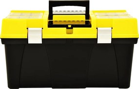 Box na nářadí plast 595 x 337 x 316 mm žlutý 146270