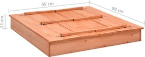 vidaXL Pískoviště jedlové dřevo 95 x 90 x 15 cm [92173]