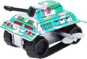 WIKY Tank kovový na klíček / Natahovací hračka / Kov / 6 cm / V krabic