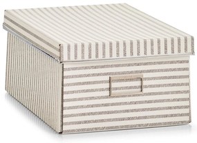 Uzamykatelný stylový box z lepenky, 13,5 l, 30x36 cm