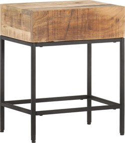 vidaXL Odkládací stolek 40x30x50 cm masivní hrubé mangovníkové dřevo [320938]